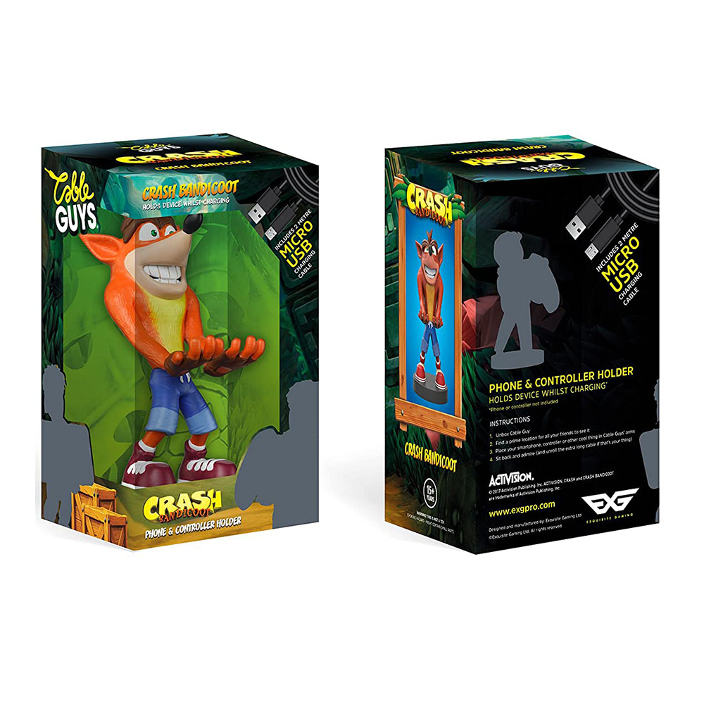 Exquisite Gaming Cable Guy Crash Bandicoot