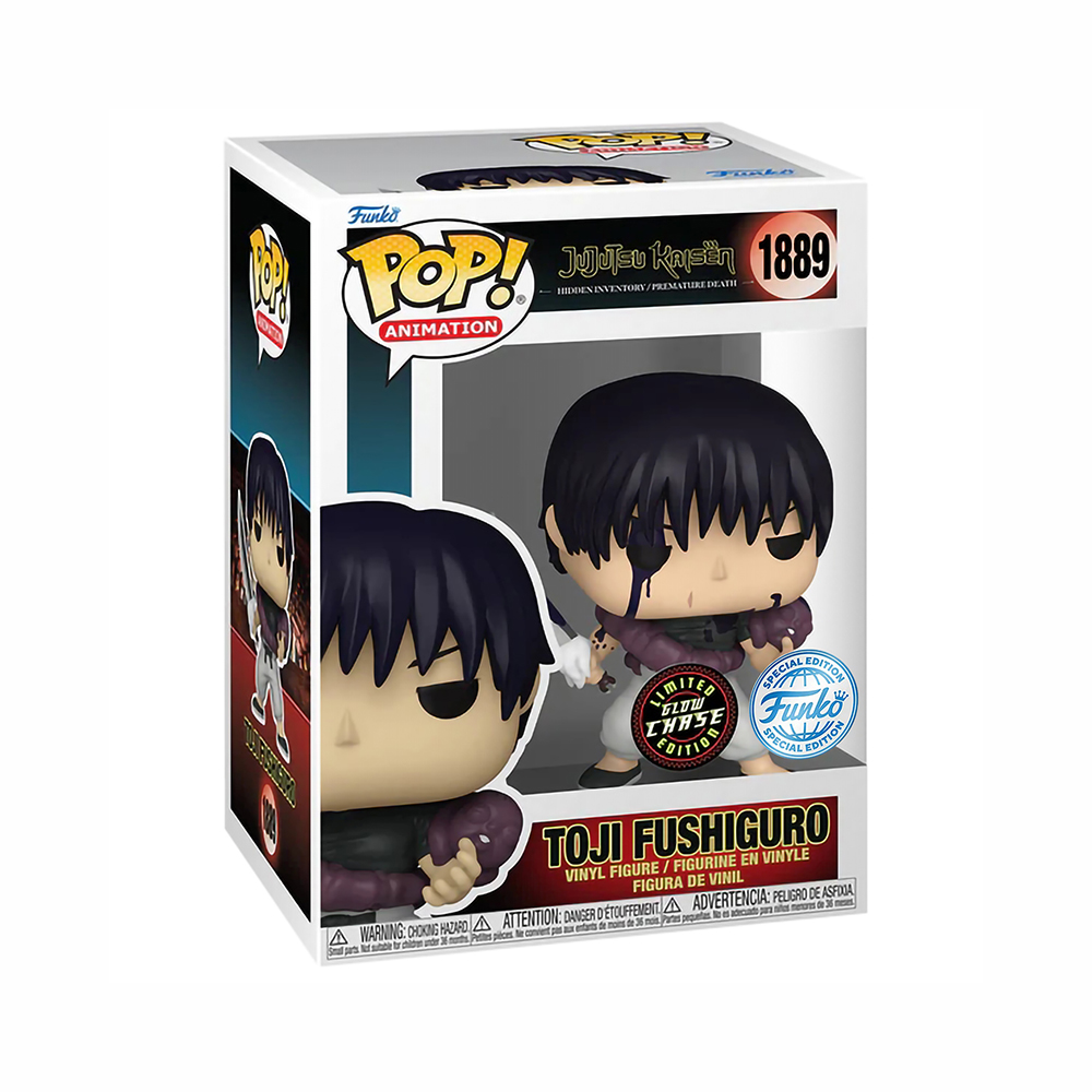 Funko POP! Jujutsu Kaisen: Toji Fushiguro (1889) (Chase Glow Limited ...