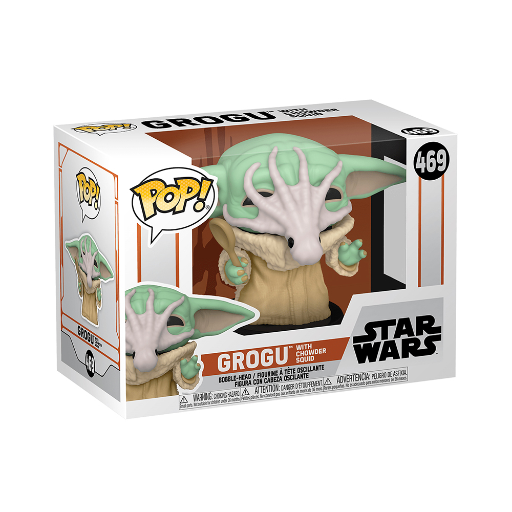 Funko POP! Star Wars The Mandalorian: Grogu with Chowder Squid