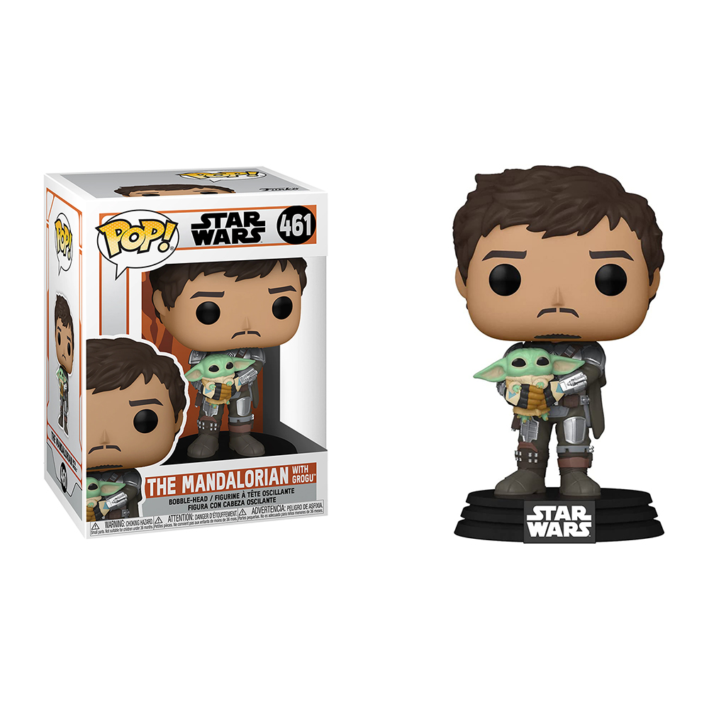 Funko POP! Star Wars The Mandalorian: The Mandalorian with Grogu