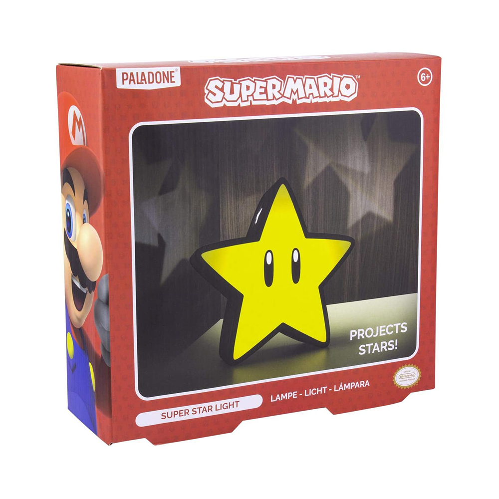 Paladone Light Super Mario: Super Star Light with Projection