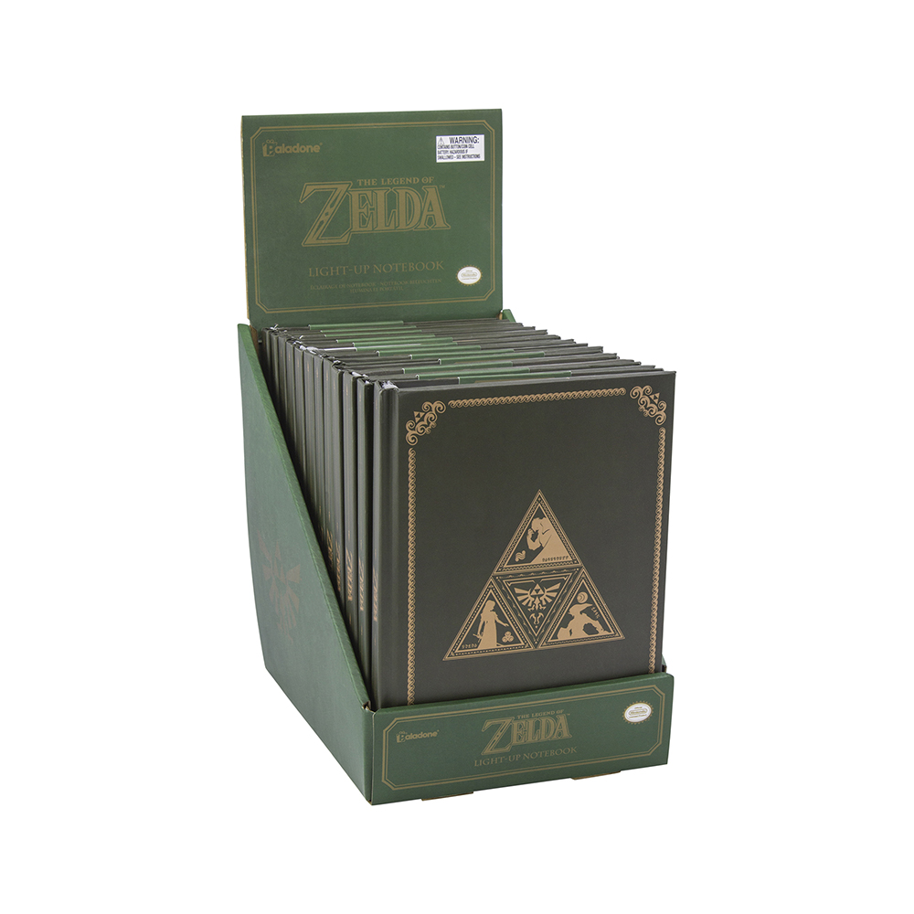 Paladone Light-Up Notebook The Legend of Zelda: Triforce