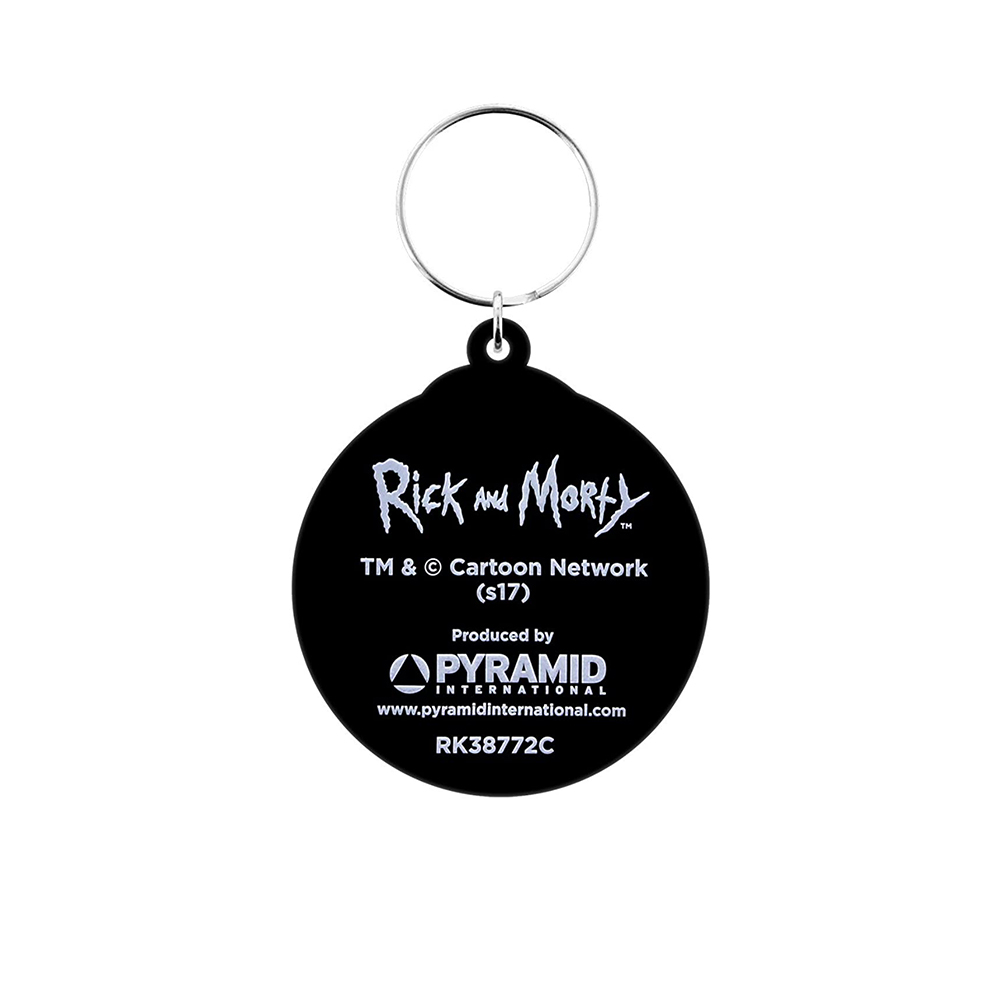 Pyramid Rubber Keychain Rick and Morty: Pickle Rick