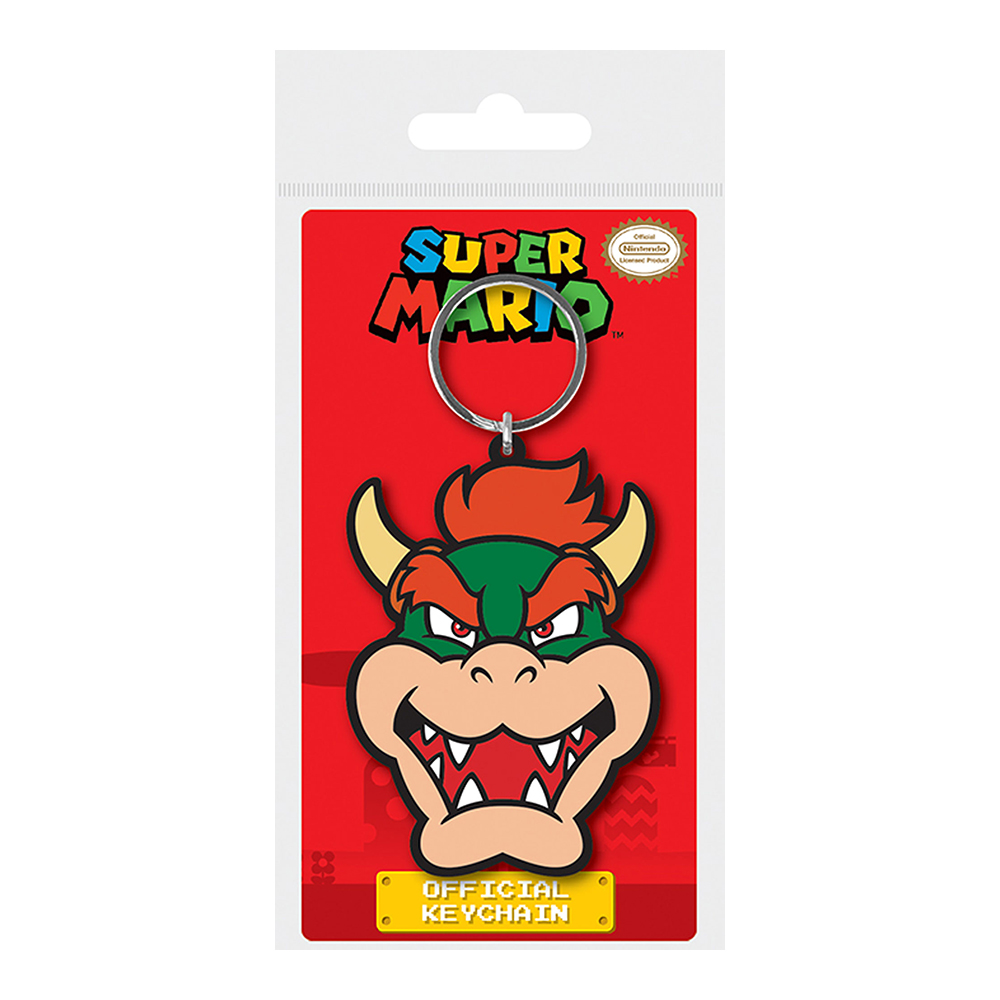 Pyramid Rubber Keychain Super Mario: Bowser