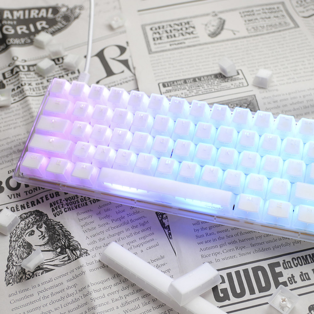 Ducky One 3 Aura Mini RGB White Kailh Box Jellyfish Switch Y (US Layout)