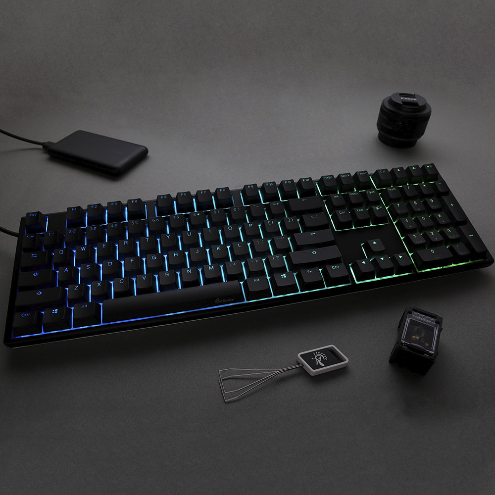 Ducky One 3 Fullsize RGB Black Cherry MX Blue Switch (RU Layout)