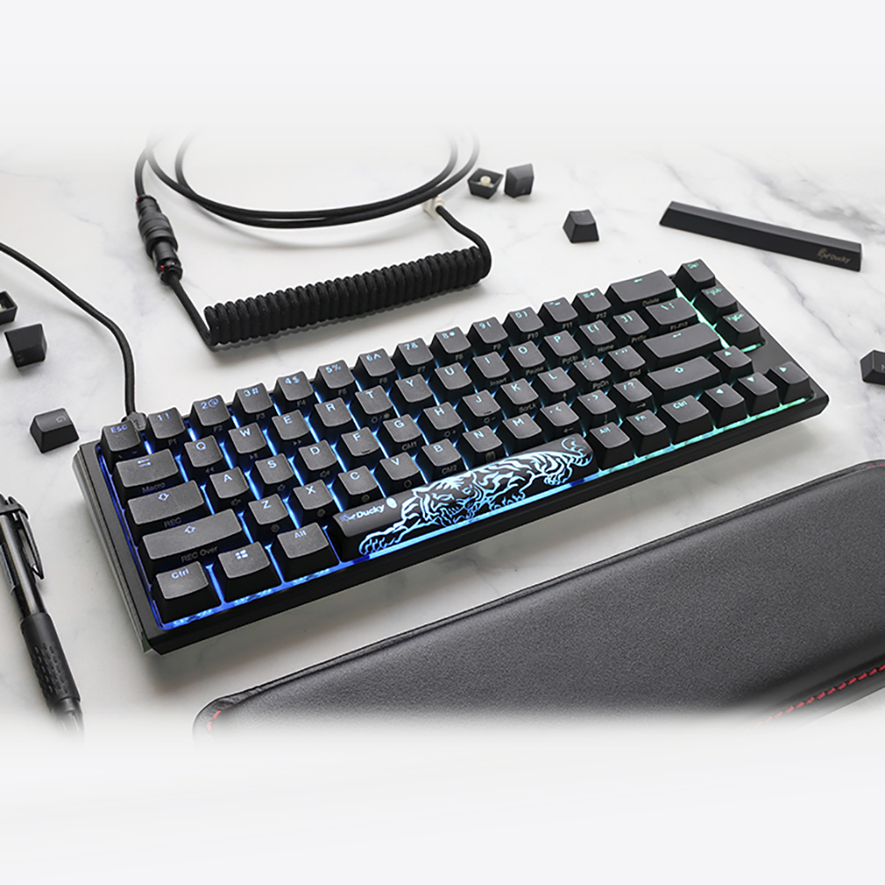 Ducky One 3 SF RGB Black Cherry MX Silent Red Switch (RU Layout)