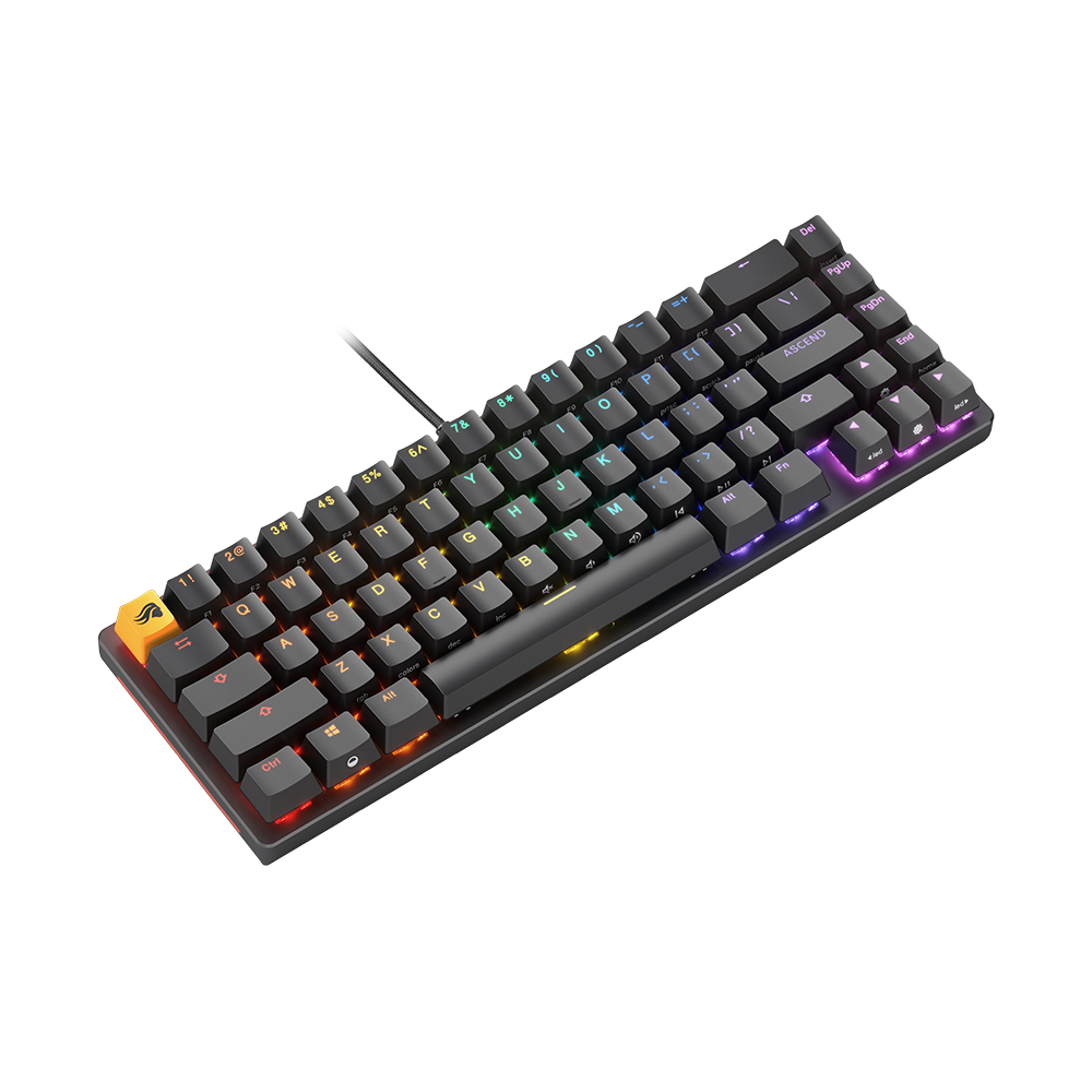 Glorious GMMK 2 Compact (65%) Black Pre-Built Fox Linear Switch