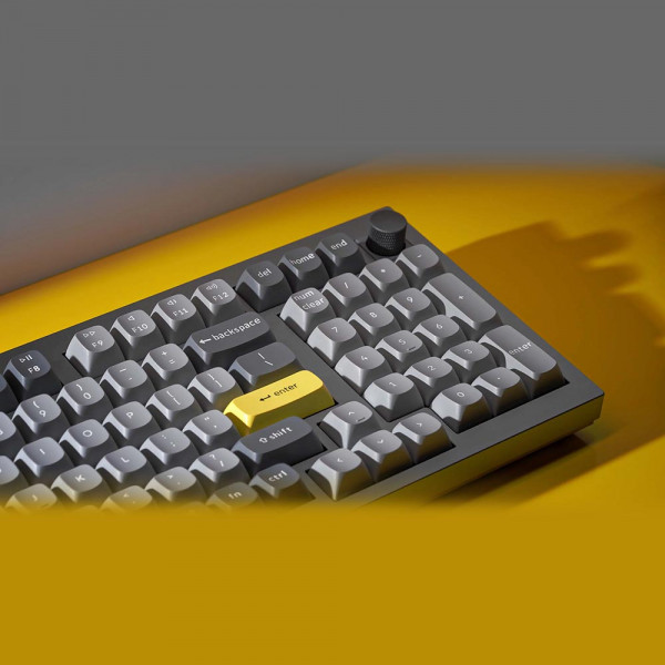 Keychron Q5 QMK Fully Assembled Knob Silver Grey-A Gateron G Pro Brown