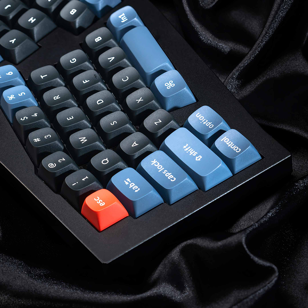 Keychron Q8 (Alice Layout) QMK Barebone Knob Carbon Black