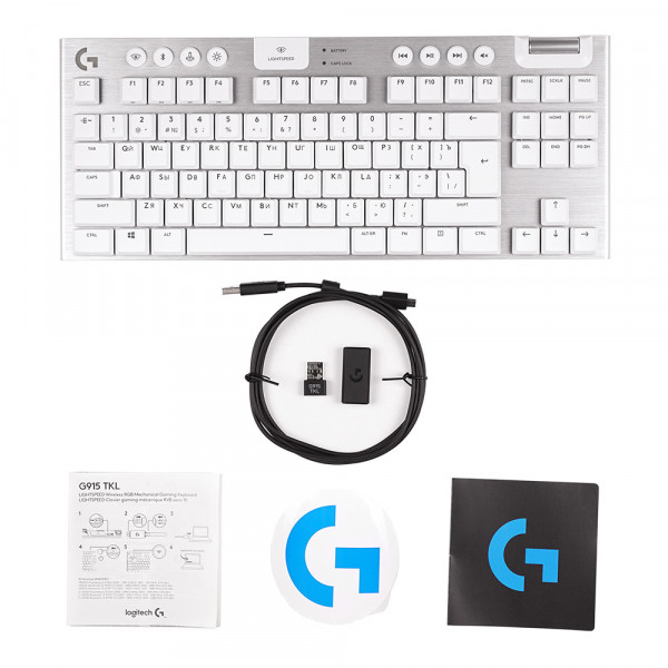Logitech G915 TKL LightSpeed White GL Tactile
