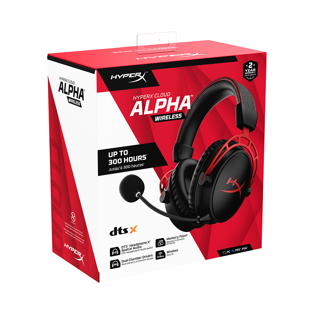 HyperX Cloud Alpha Wireless Black-Red
