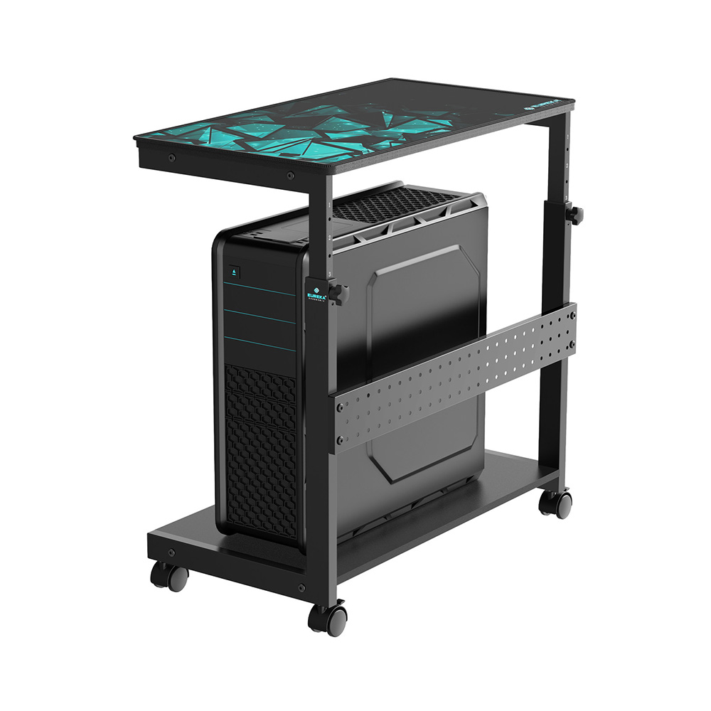 Eureka Ergonomic Height Adjustable Rolling CPU Cart